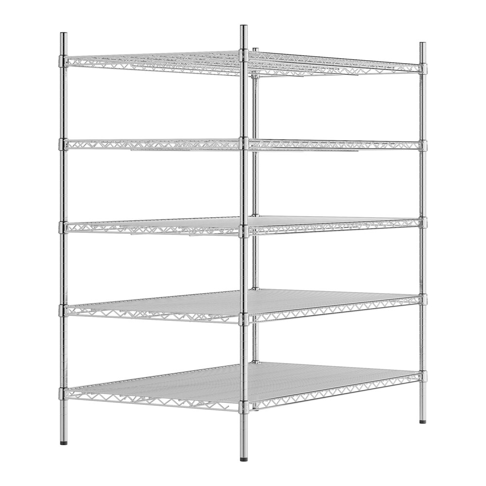 Regency 30" x 48" x 54" NSF Chrome 5-Shelf Kit