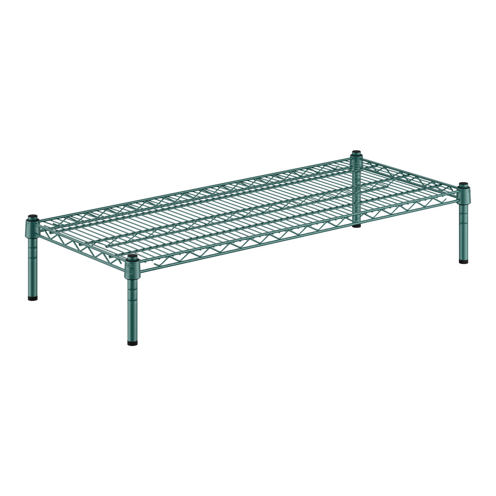 Regency 18" x 42" x 8" NSF Green Epoxy 1-Shelf Kit