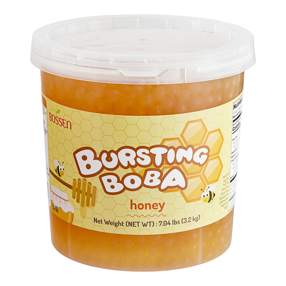 Bossen Honey Bursting Boba 7.04 lb. - 4/Case