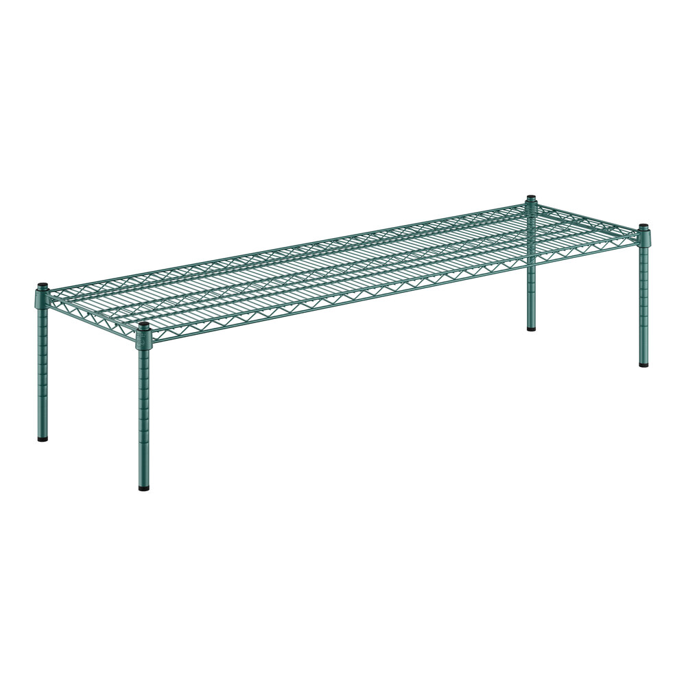 Regency 18" x 60" x 14" NSF Green Epoxy 1-Shelf Kit