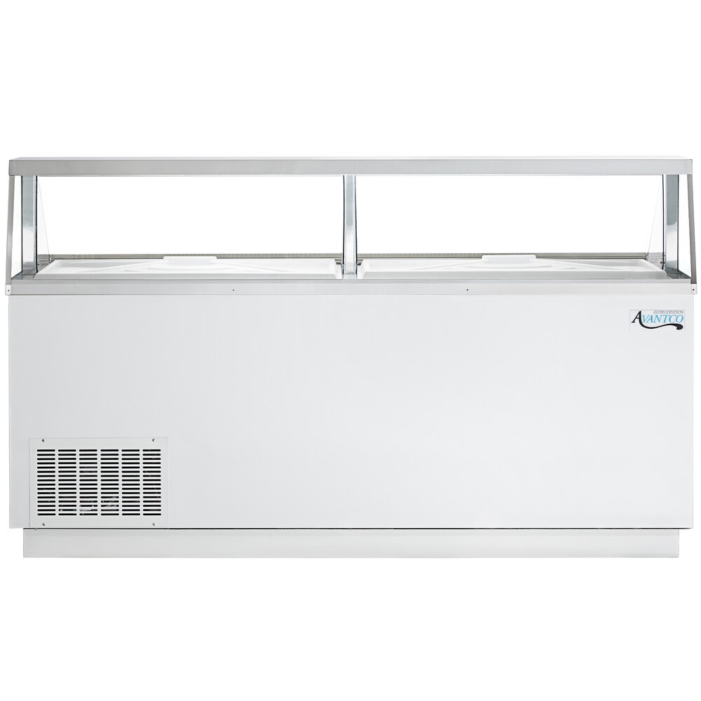 Avantco Refrigeration Avantco CPW-88-HC 88 3/4" 16 Tub White Deluxe Ice ...