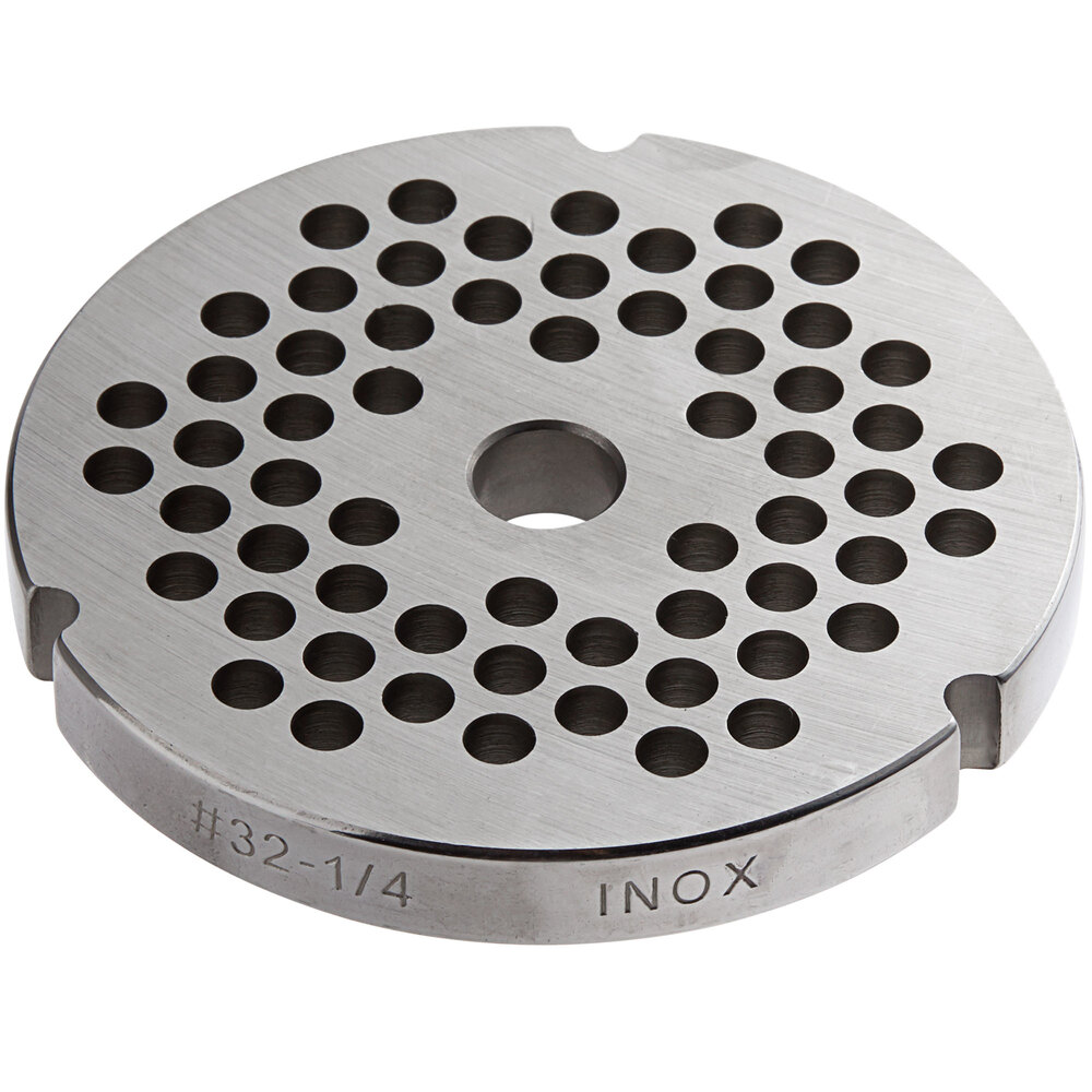 #32 Stainless Steel Flat Grinder Plate - 1/4"