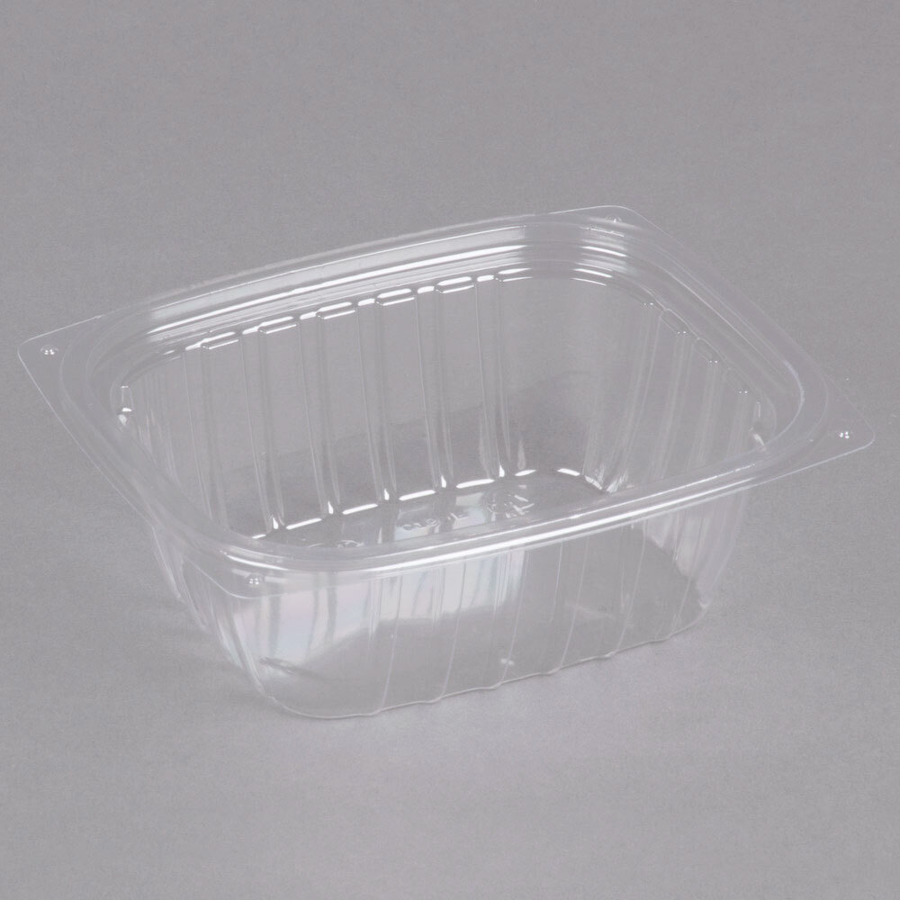 Dart C12DER ClearPac 12 oz. Clear Rectangular Plastic Container - 1,008 ...