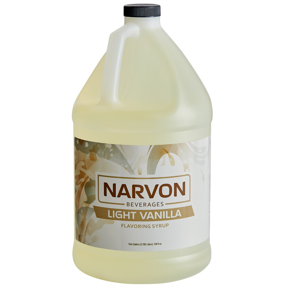 Narvon 1 Gallon Light Vanilla Syrup