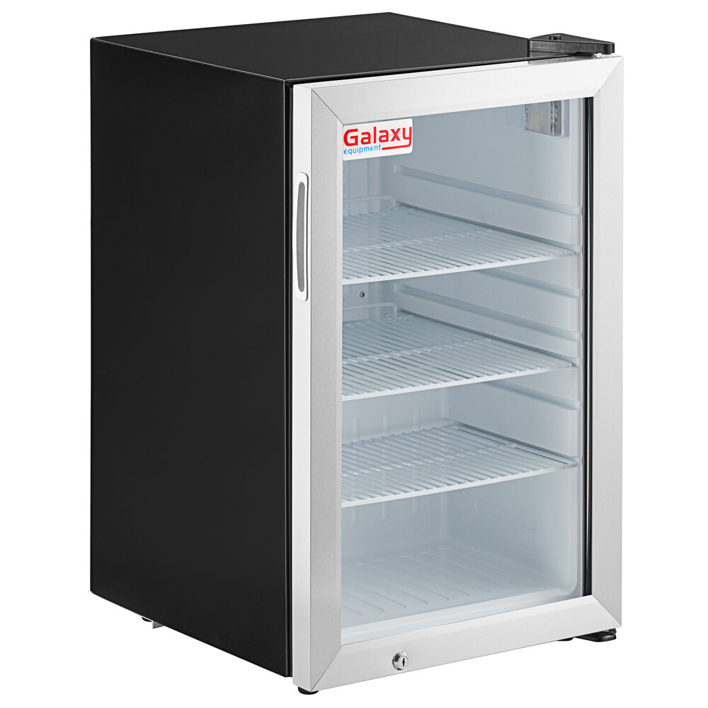 Galaxy CRG-3 Black Customizable Countertop Display Refrigerated ...