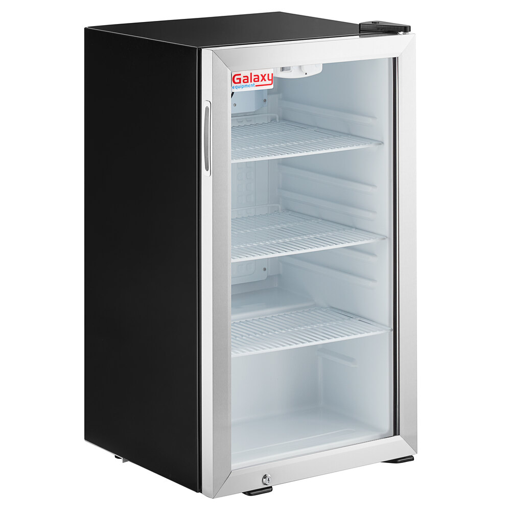 Galaxy CRG-4 Black Customizable Countertop Display Refrigerated ...