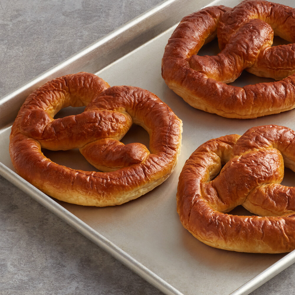 J & J SuperPretzel Bavarian Sourdough Soft Pretzel (3.2 oz.) - 64/Case