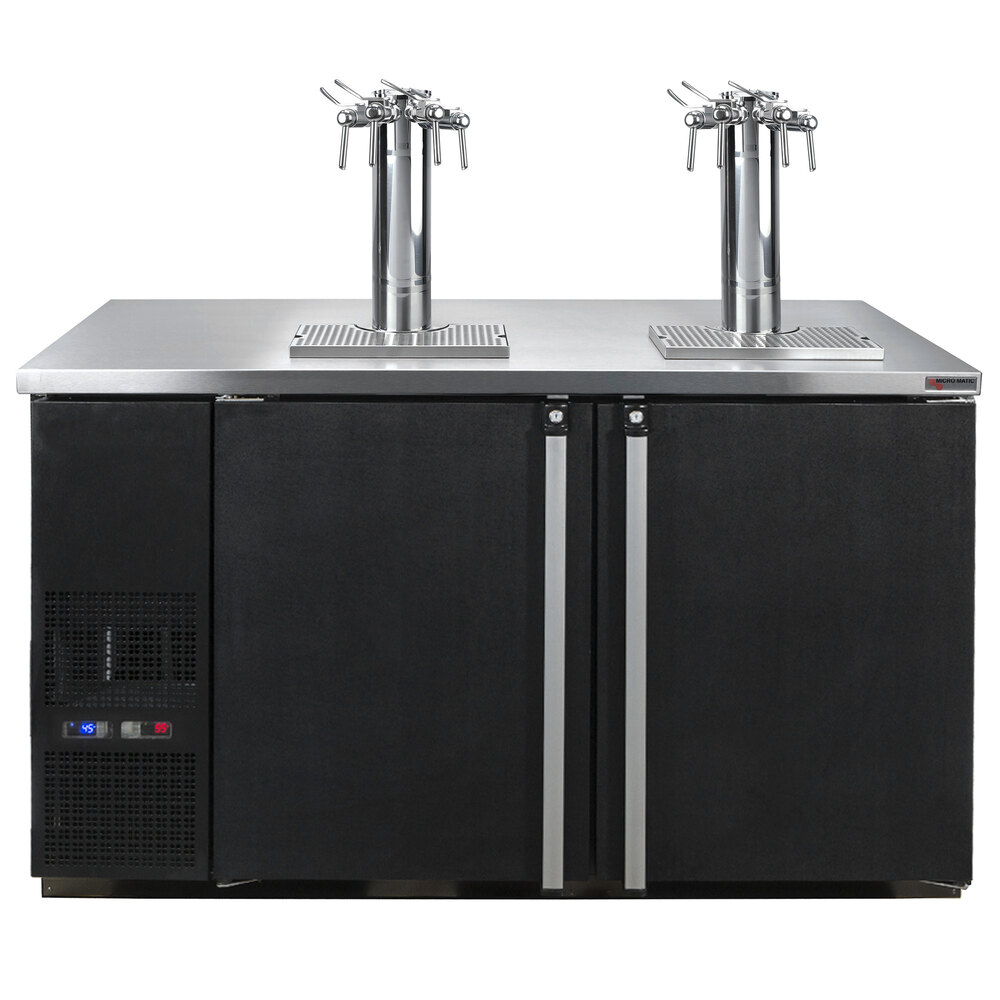 Micro Matic MDD58W-E-C Pro-Line E-Series 59 1/2" Dual Zone Wine ...