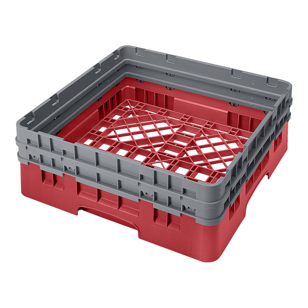 Cambro BR578163 Red Camrack Customizable Full Size Base Rack with ...