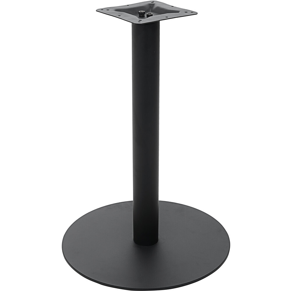 BFM Seating Uptown Sand Black Standard Height 20" Round Table Base