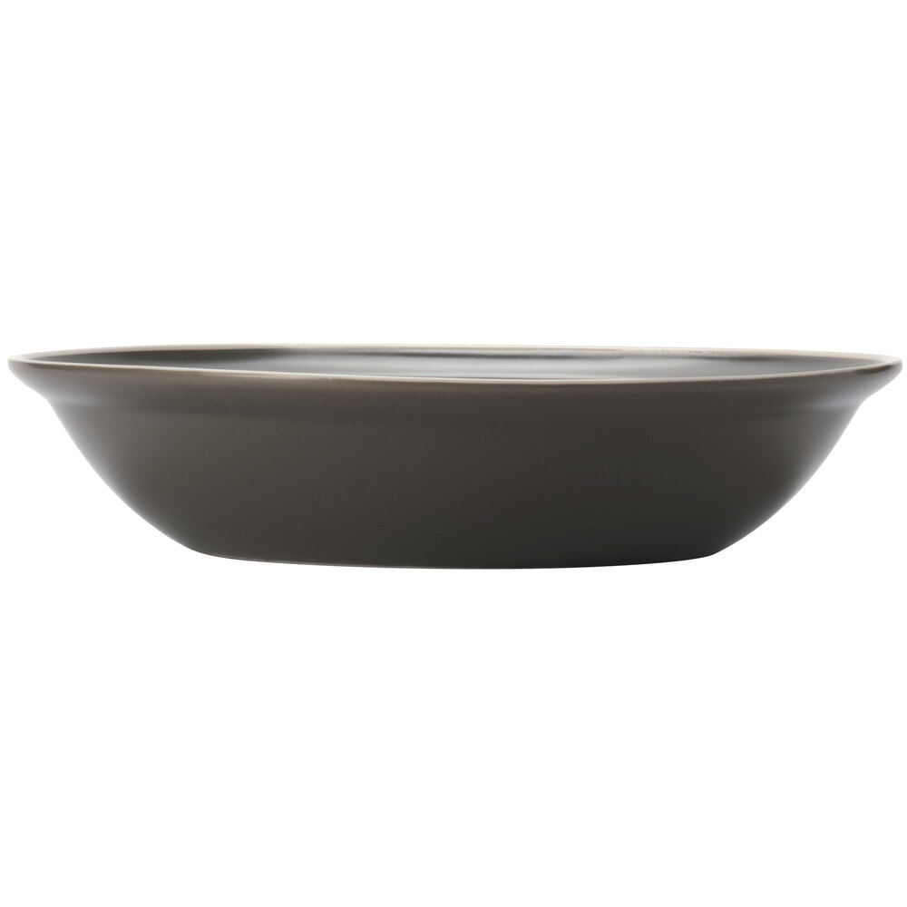 Libbey ENG-6-O Englewood 30 oz. Matte Olive Porcelain Serving Bowl - 12 ...