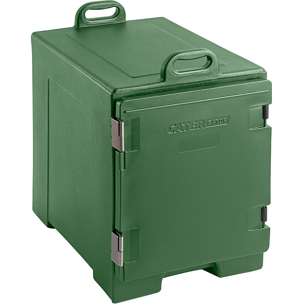 CaterGator Green Front Loading Insulated Food Pan Carrier - 5 Full-Size ...