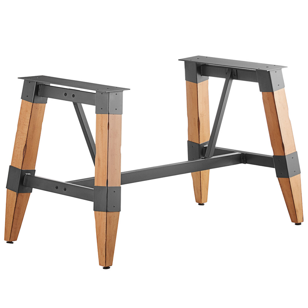 Lancaster Table & Seating Industrial Honey Maple Finish Standard Height ...