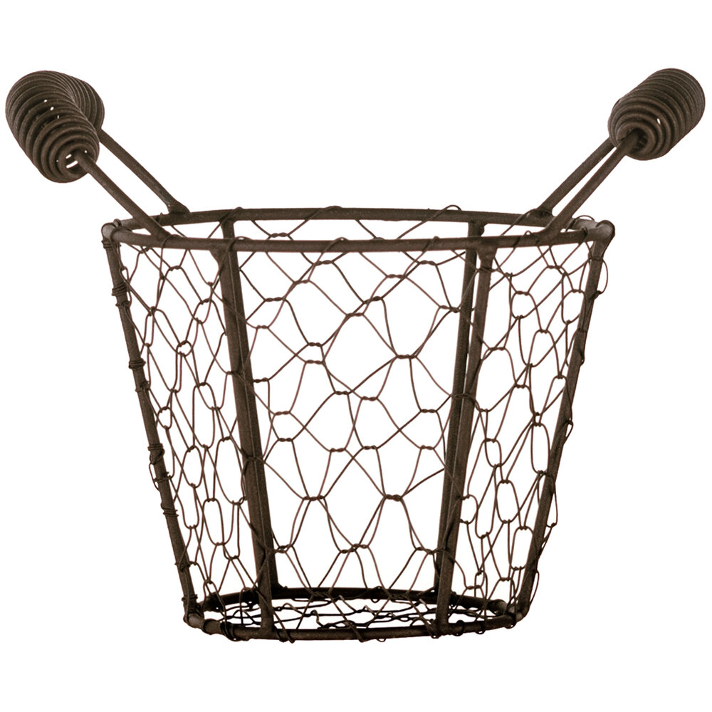 Libbey CWB-10 Country Wire 5 1/2" Pail with Handles - 12/Case