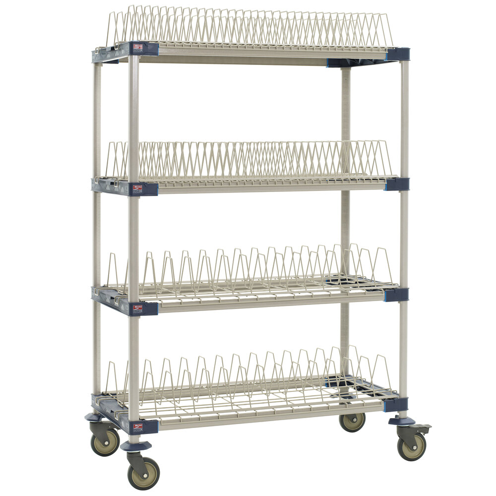 Metro MAX4-PR48VX4 MetroMax 4 Mobile Four Tier Tray / Steam Pan Drying ...