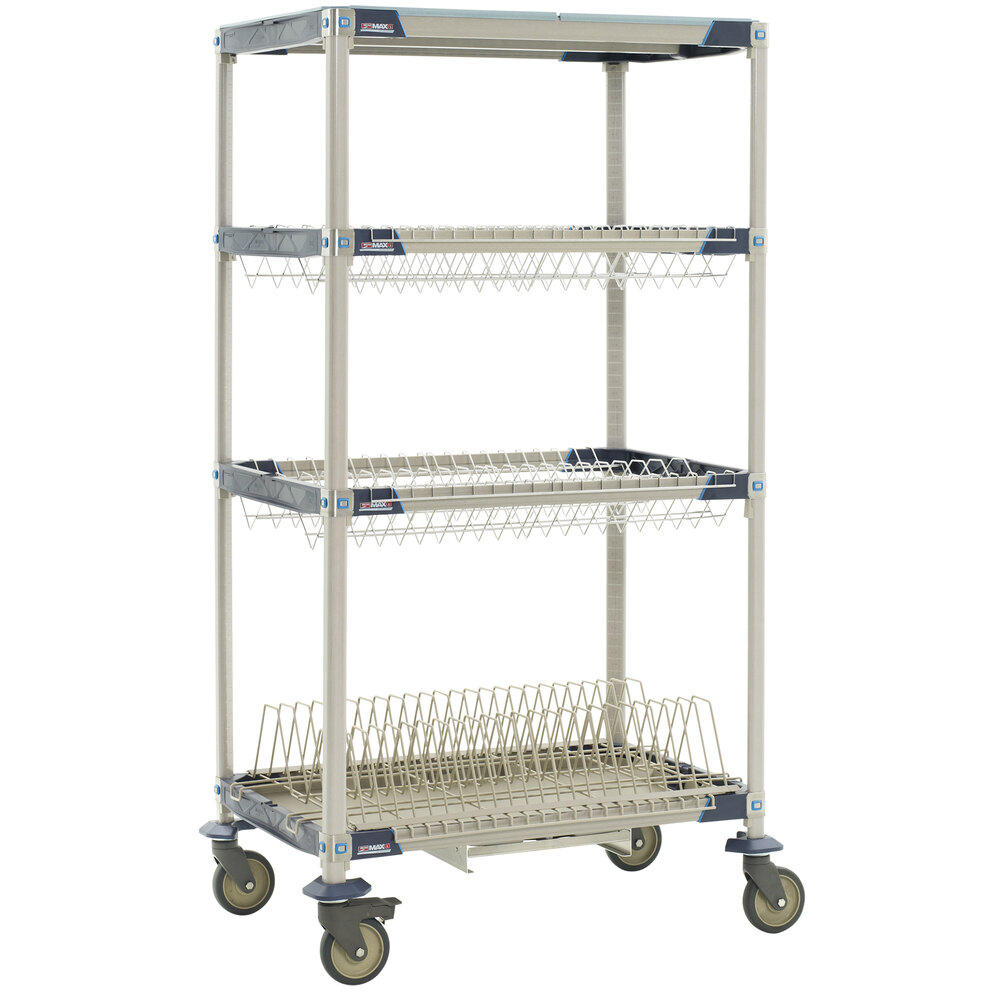 Metro PR36VX3-XDR MetroMax i Mobile Four Tier Bulk Tray Drying Rack ...