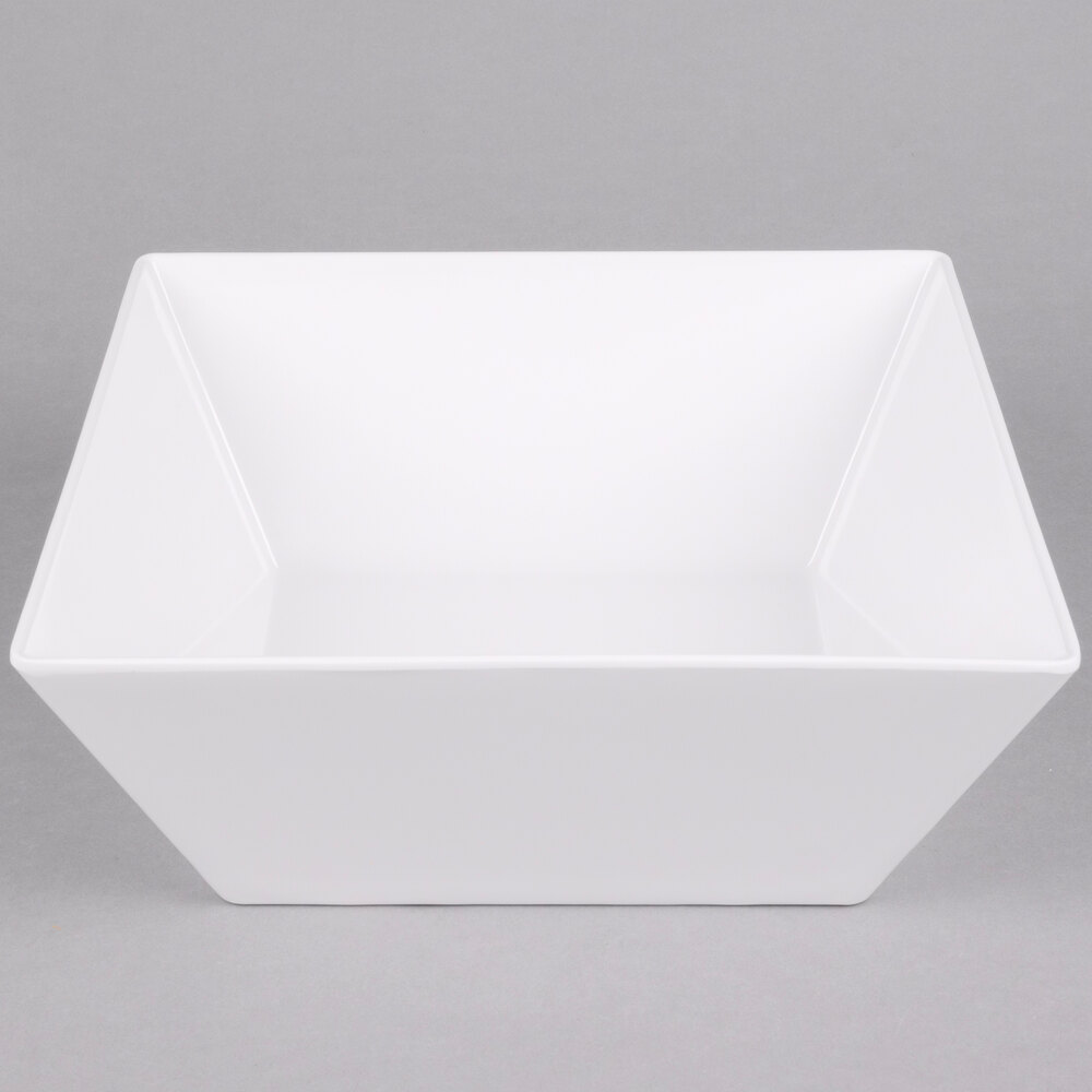 American Metalcraft MELSQ117 Endurance 208 oz. Square Melamine Serving Bowl