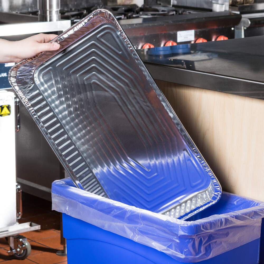 Choice Full Size Foil Steam Table Pan Medium Depth - 10/Pack