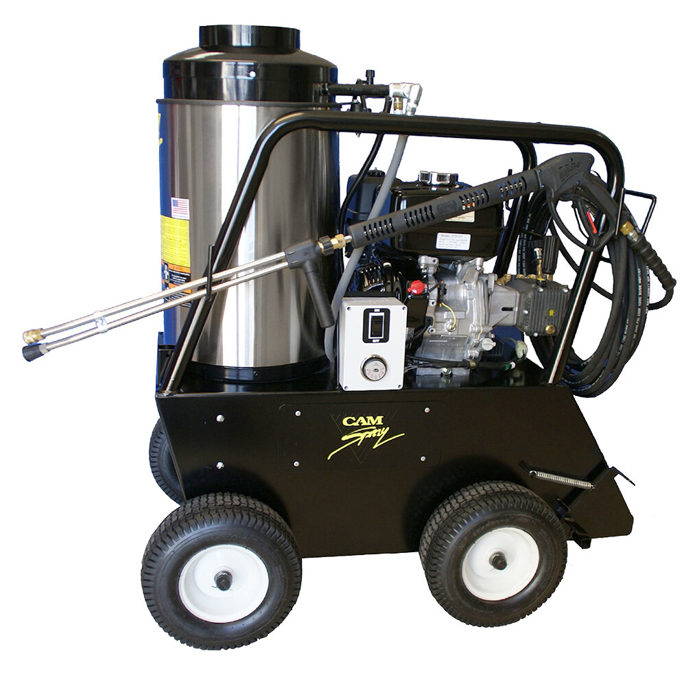 Cam Spray 3030QH Portable Gas Hot Water Pressure Washer with 50' Hose ...