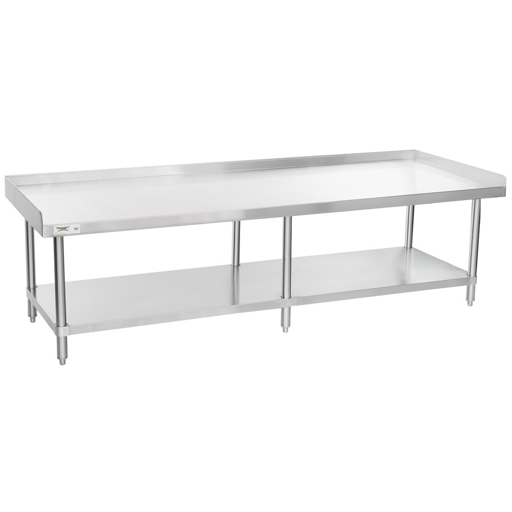 Regency 30" x 84" 16-Gauge Stainless Steel Equipment Stand with Undershelf
