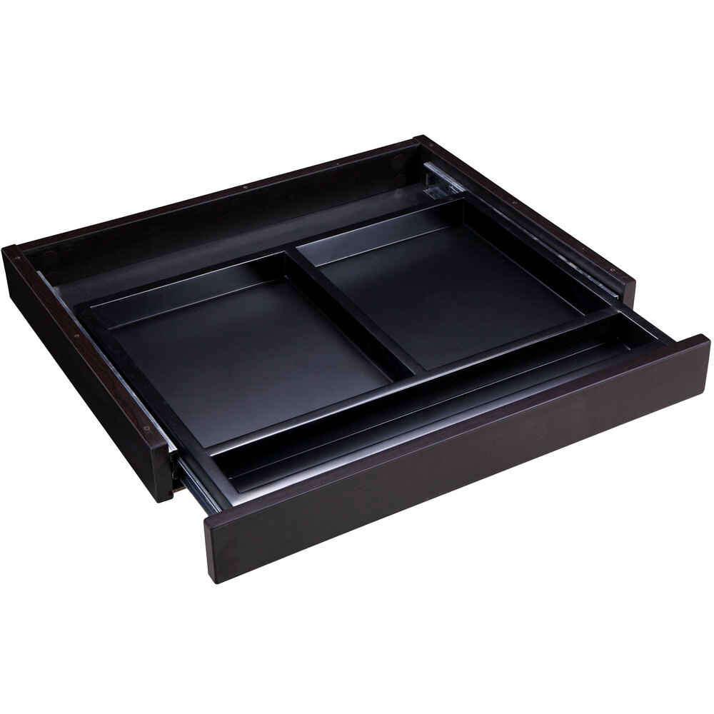 Boss N185-MOC Mocha 24" x 18" Laminate Center Drawer for Reception Desks