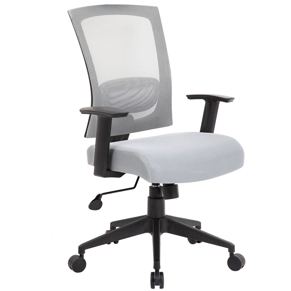 Boss B6706-GY Gray Mesh Task Chair