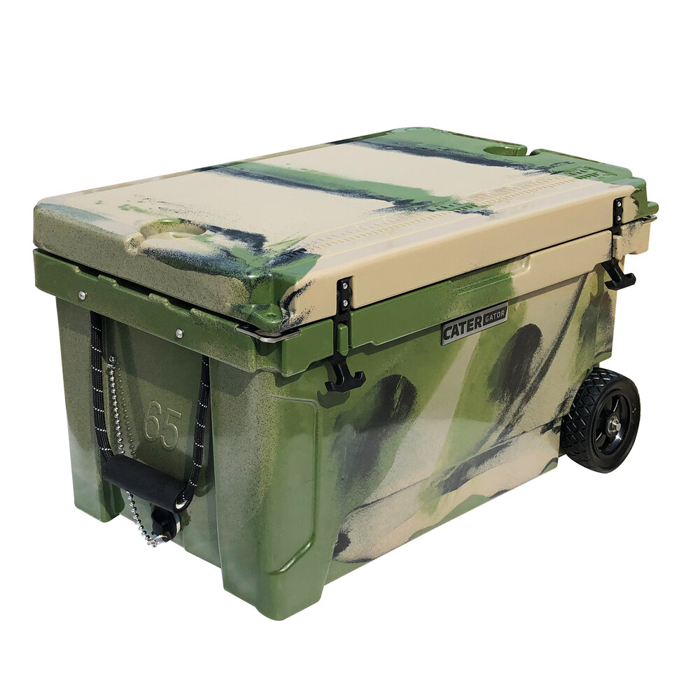 CaterGator CG65CAMOW Camouflage 65 Qt. Mobile Rotomolded Extreme ...