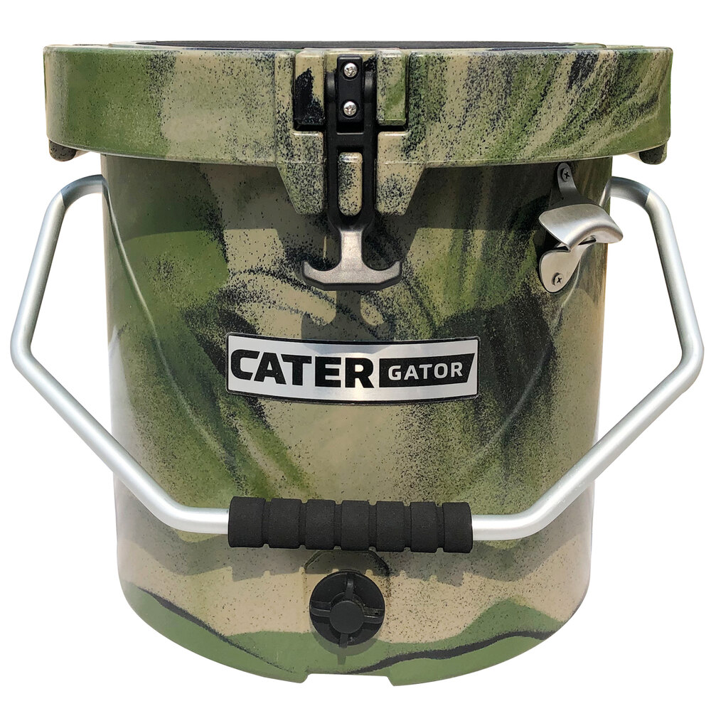 CaterGator RCCG20CAM Camouflage 20 Qt. Round Rotomolded Extreme Outdoor ...