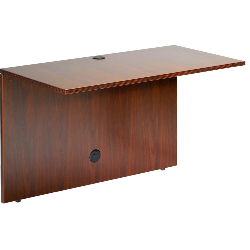 Boss N170-C Cherry Laminate Reversible Office Bridge - 48" x 24" x 29"