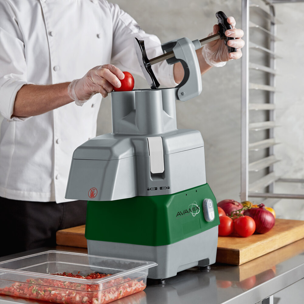 AvaMix Revolution CFP342D Continuous Feed Food Processor with 2 Discs ...