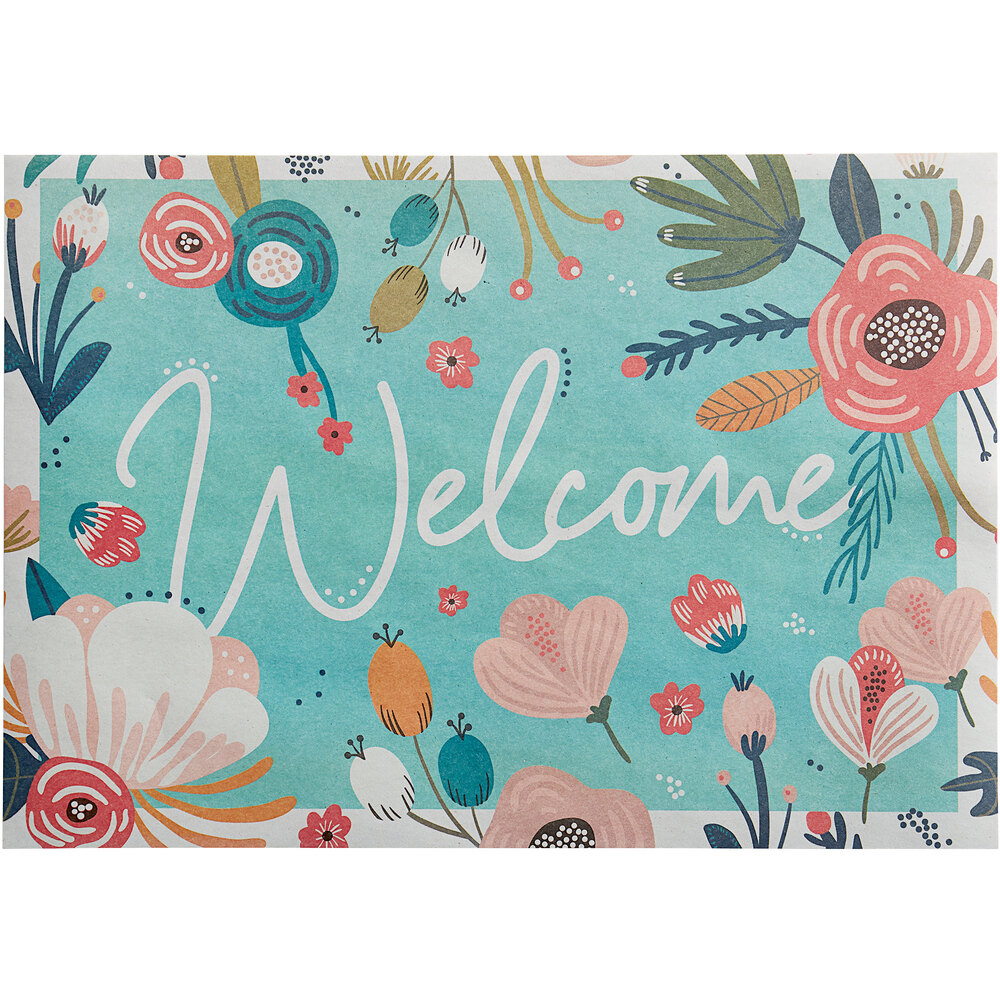 Choice 10" x 14" Welcome Paper Placemat - 1,000/Case