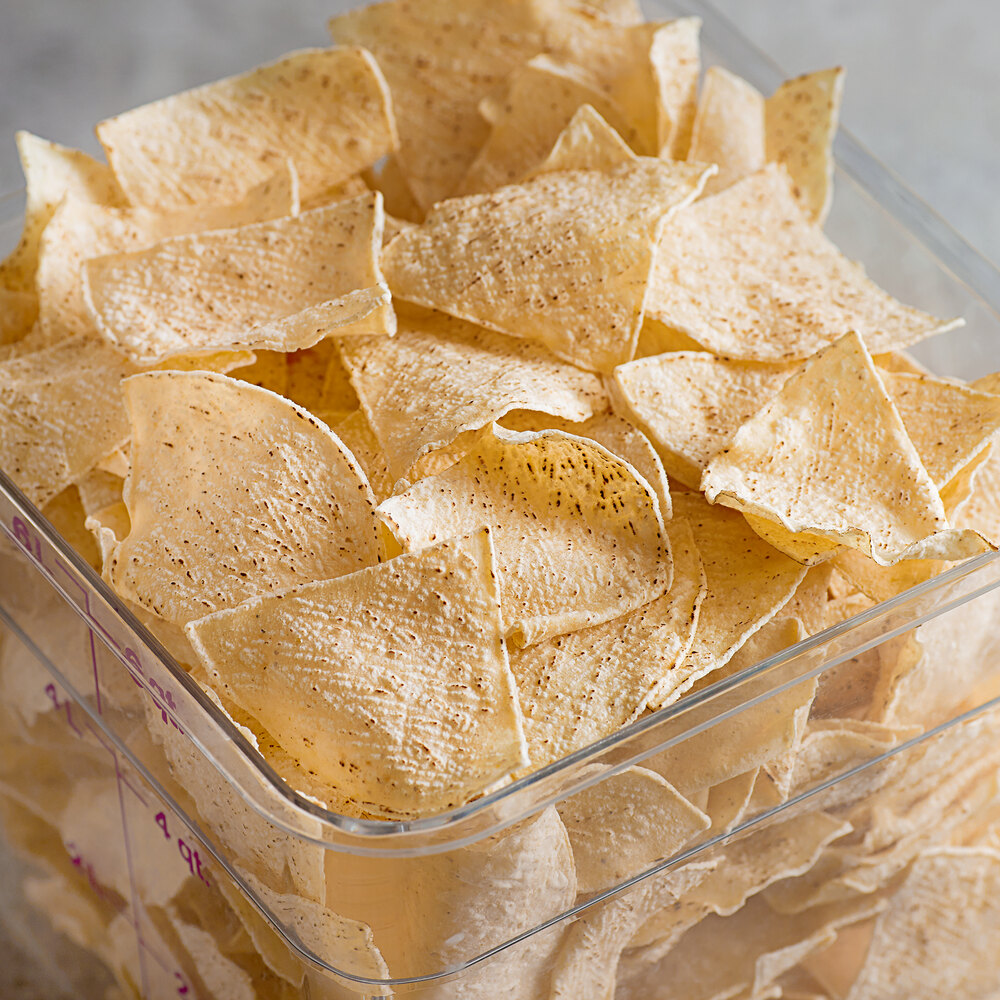 Mission Thin White Unfried Tortilla Chips (4-Cut, 20 lb. Box)