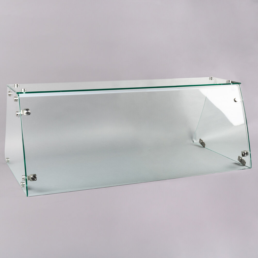 Avantco SNZGD12 Flat Glass Sneeze Guard - 71"