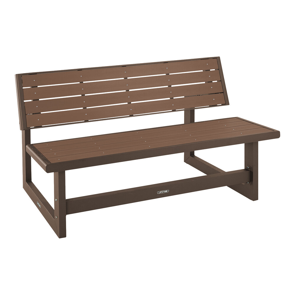 Lifetime 60139 Mocha Brown Convertible Bench / Table
