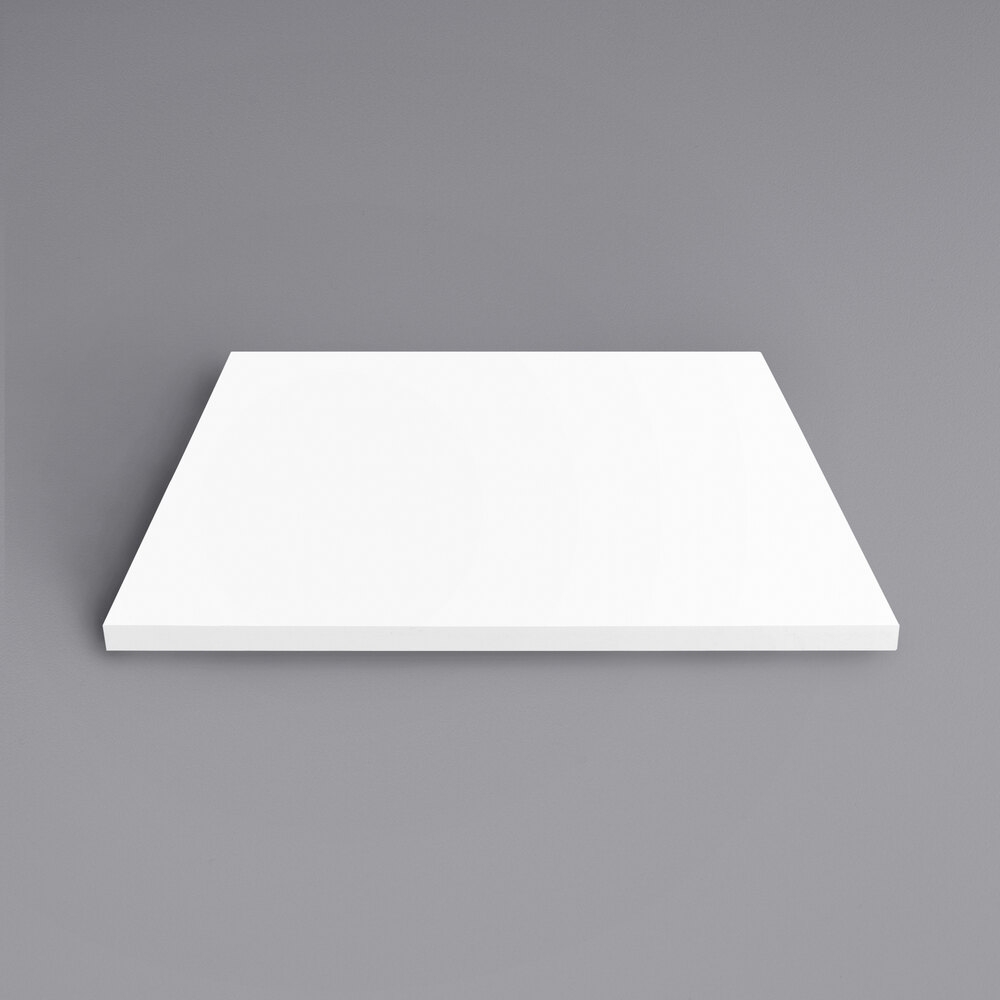 Art Marble Furniture Q413 36" x 36" Winter White Quartz Tabletop