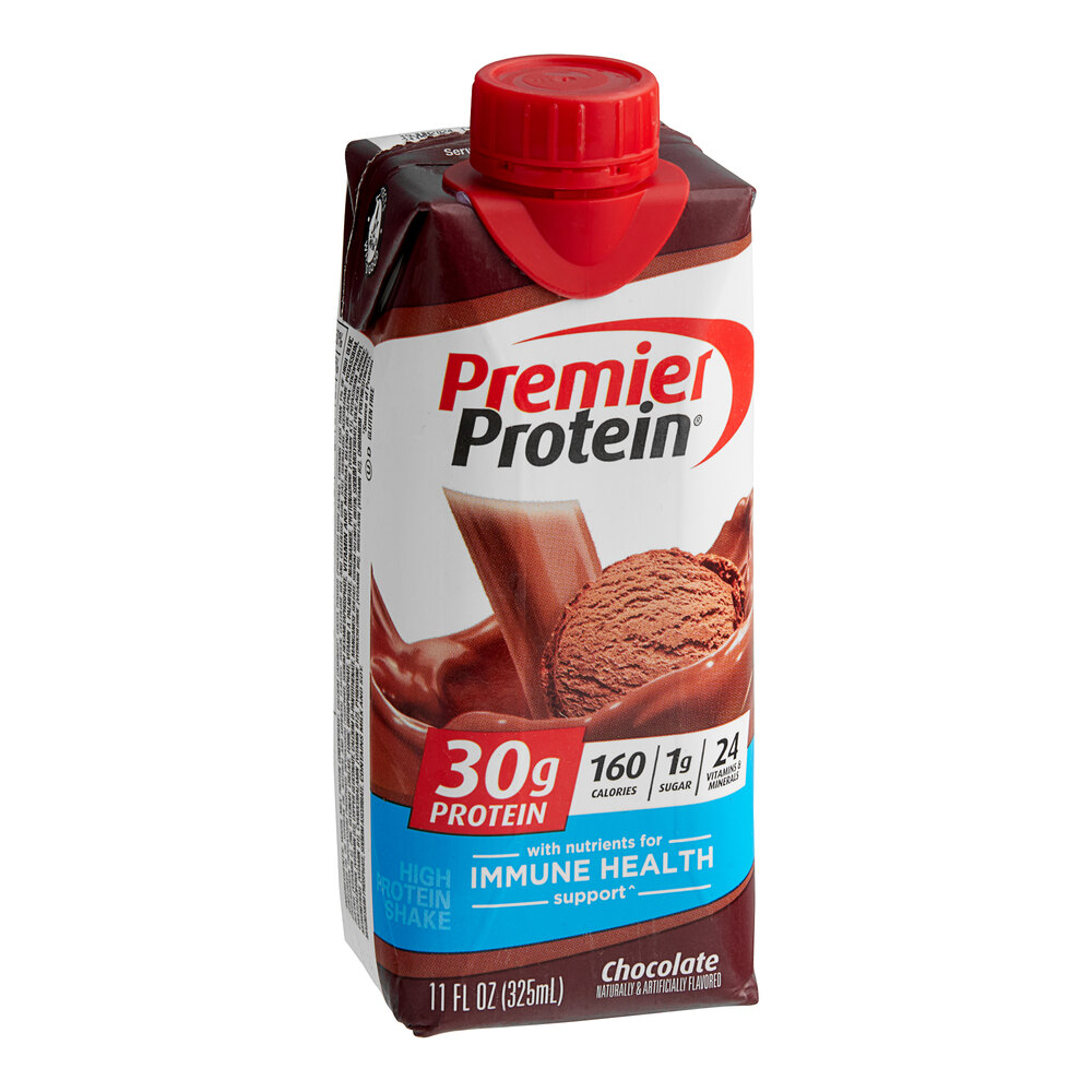 Premier Protein Chocolate Shakes in Bulk - 12/Case