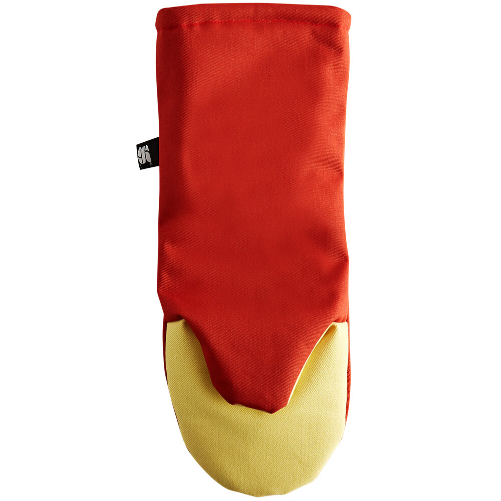 San Jamar CTP15 Cool Touch™ 15" Puppet Style Oven Mitt with WebGuard™
