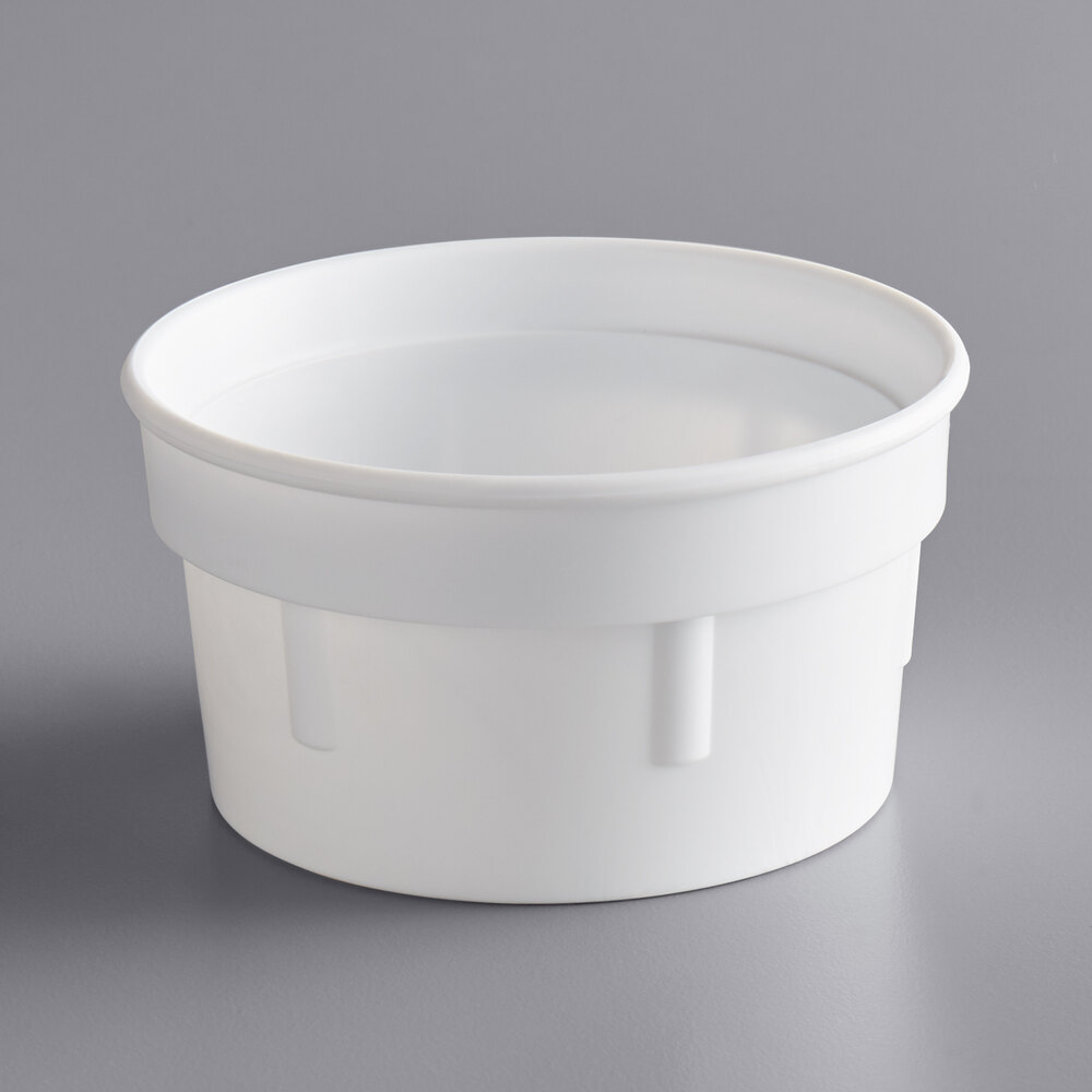 Dart 20C 20 oz. White Plastic Malt Collar for 20J16 Cup