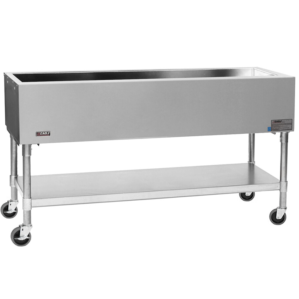 Eagle Group PCP-4 63 1/2" Mobile Ice-Cooled Cold Food Table with ...