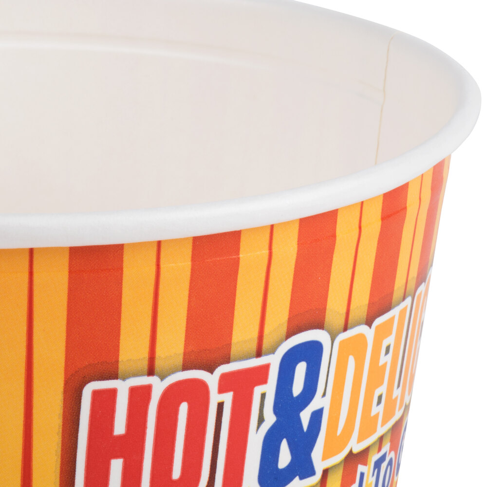 Choice 85 oz. Hot Food Bucket with Lid - 25/Pack