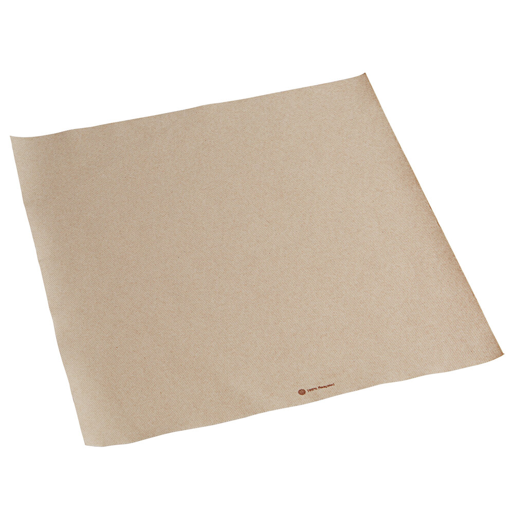 Hoffmaster FP1311 FashnPoint® 15 1/2" x 15 1/2" Natural Flat Pack ...