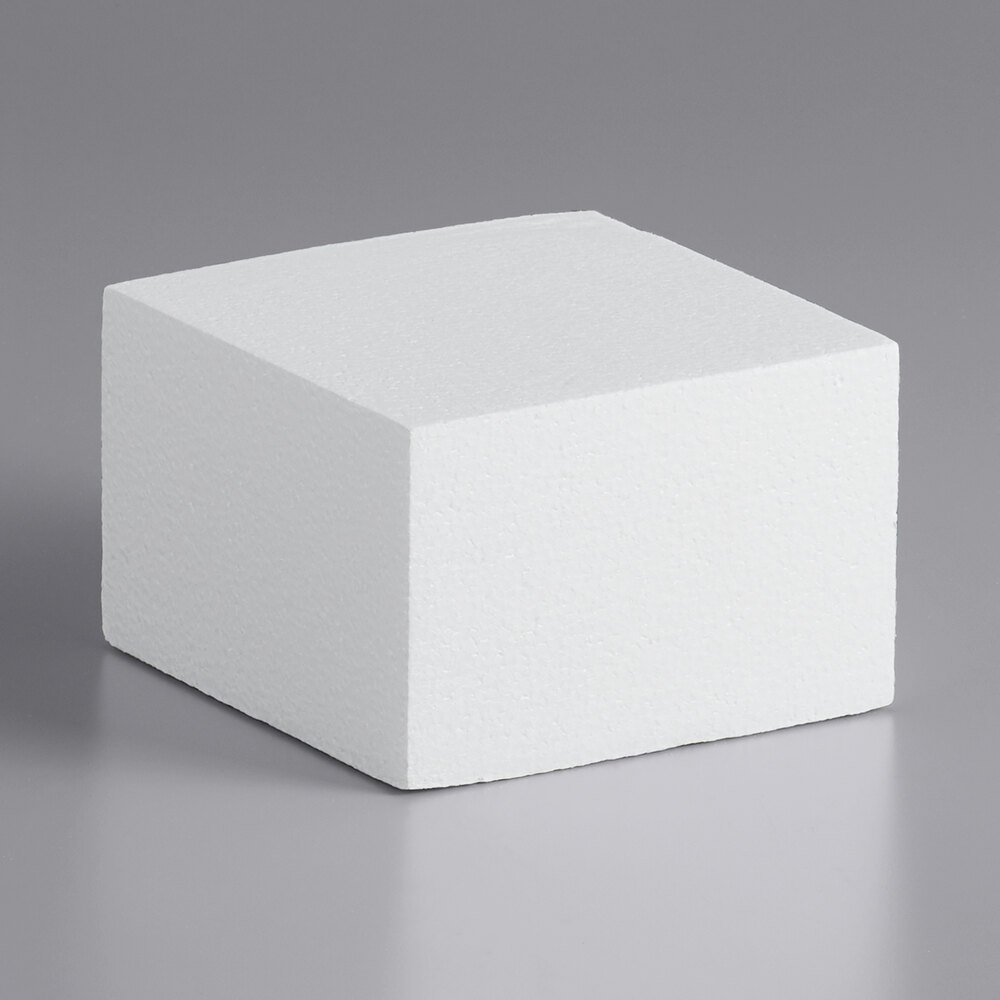 Baker's Lane 6" x 6" x 4" Foam Square Cake Dummy