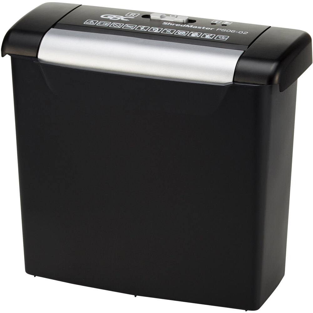 GBC 1757402 ShredMaster 6 Sheet Strip-Cut Shredder