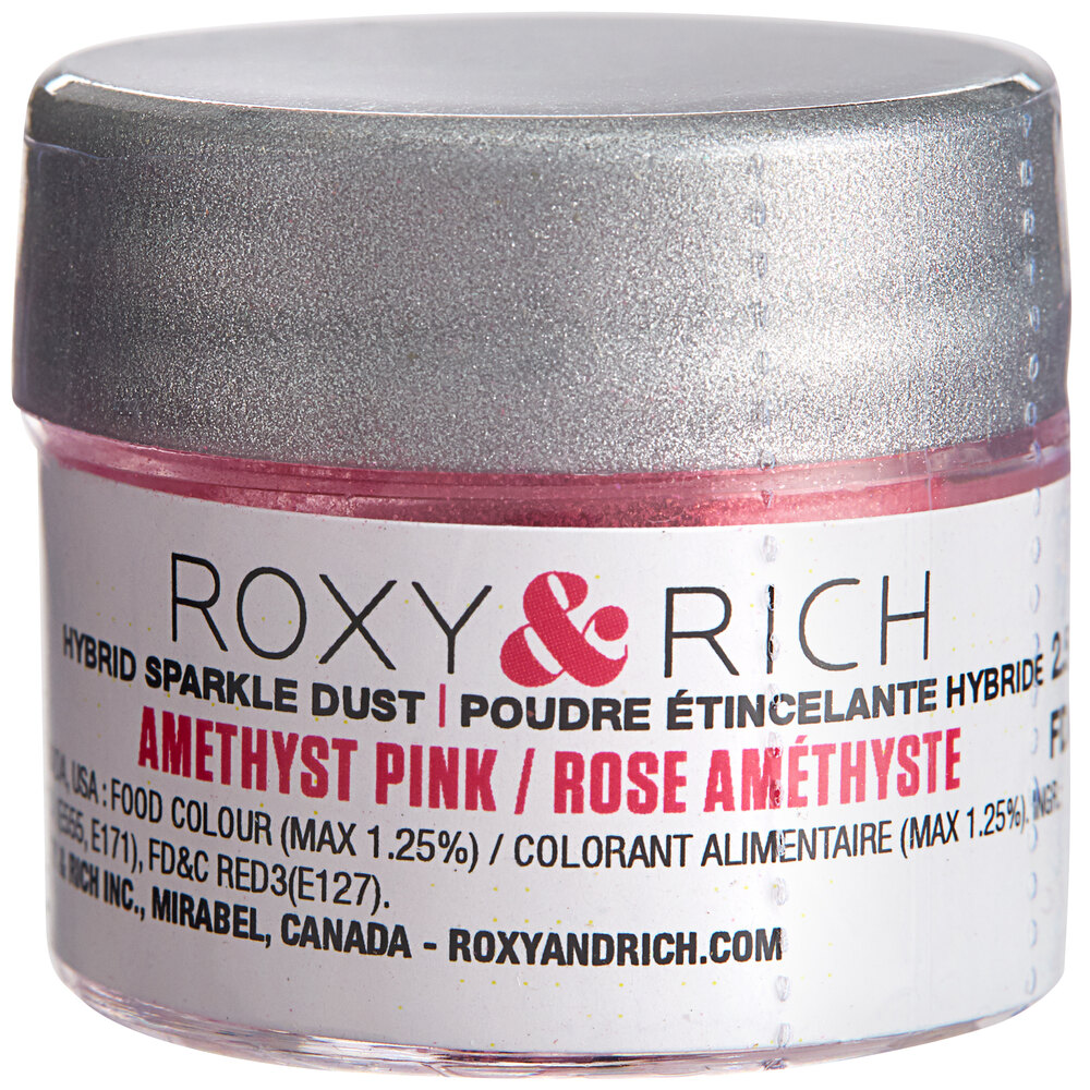 Roxy & Rich 2.5 Gram Amethyst Pink Sparkle Dust
