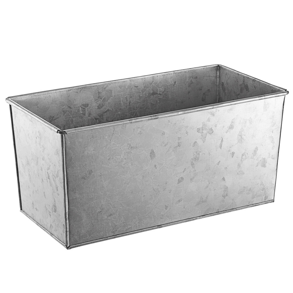 American Metalcraft BEVG126 1/3 Size Silver Galvanized Metal ...
