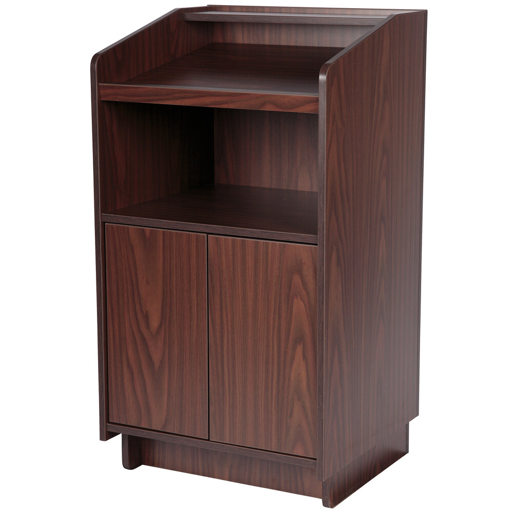 Walnut Host Station / Host Podium