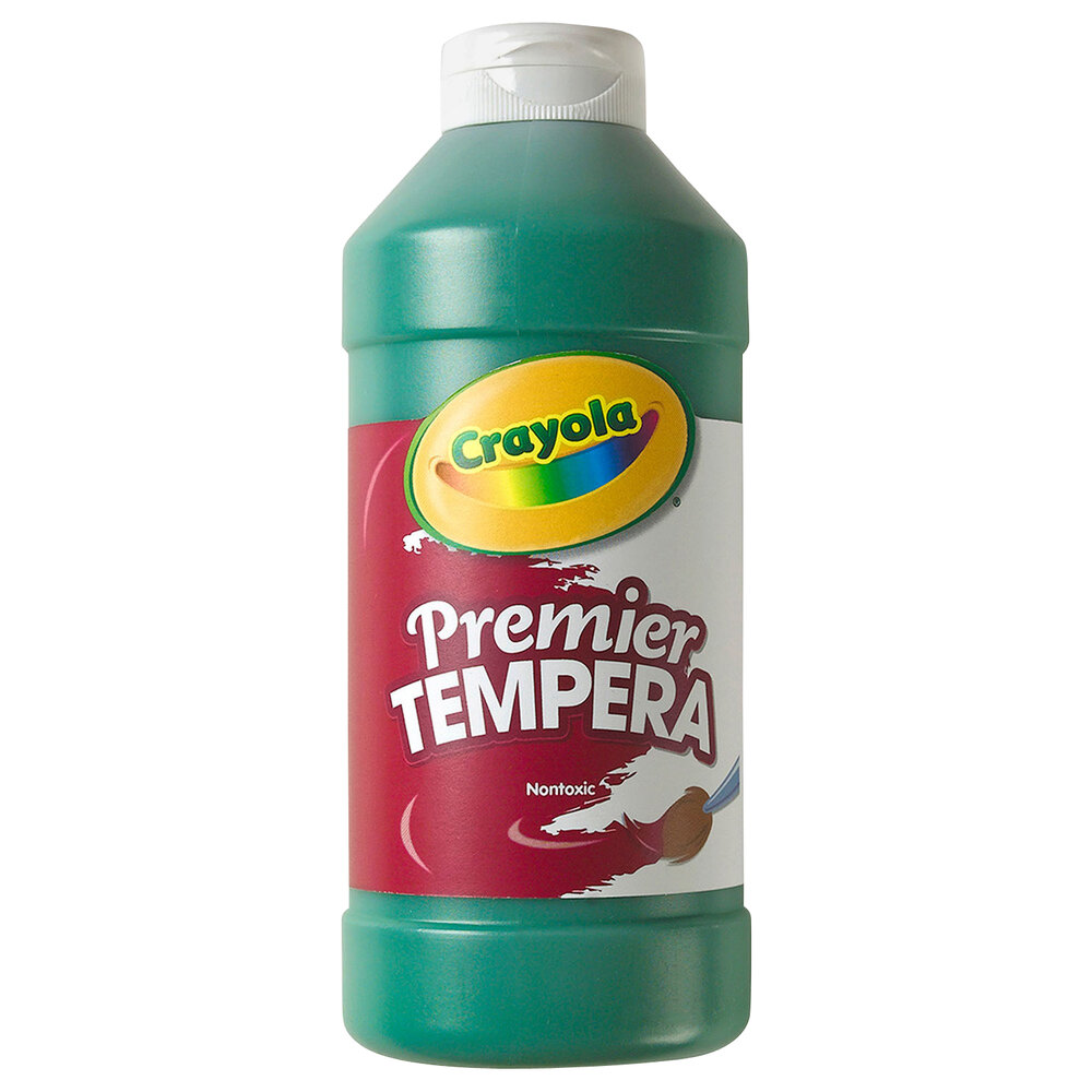 Crayola 541216044 Premier 16 fl. oz. Green Tempera Paint