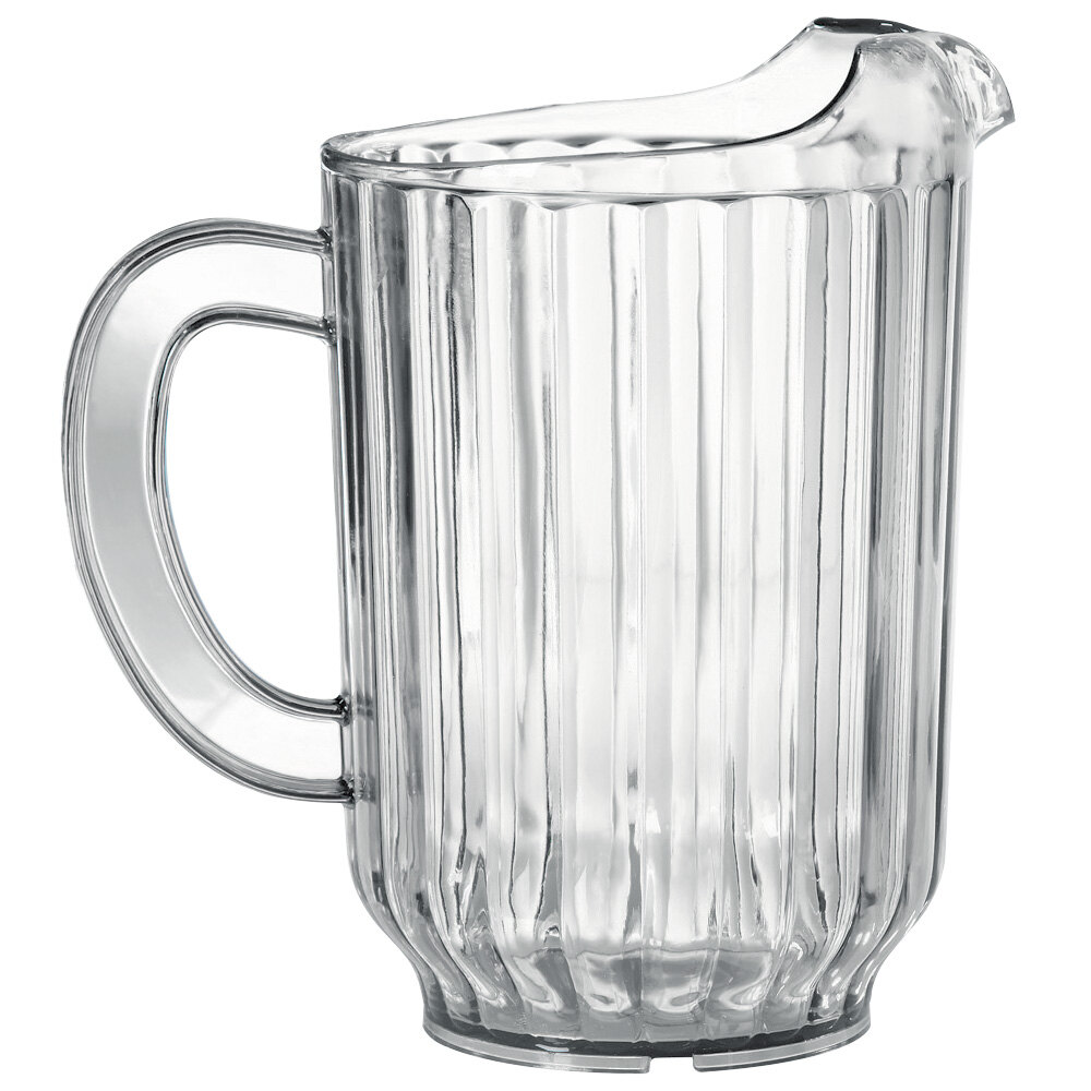 GET P 2064 1 CL 60 Oz Clear SAN Pitcher 12 Pack get-p-2064-1-cl-60-oz-clear-san-pitcher-12-pack