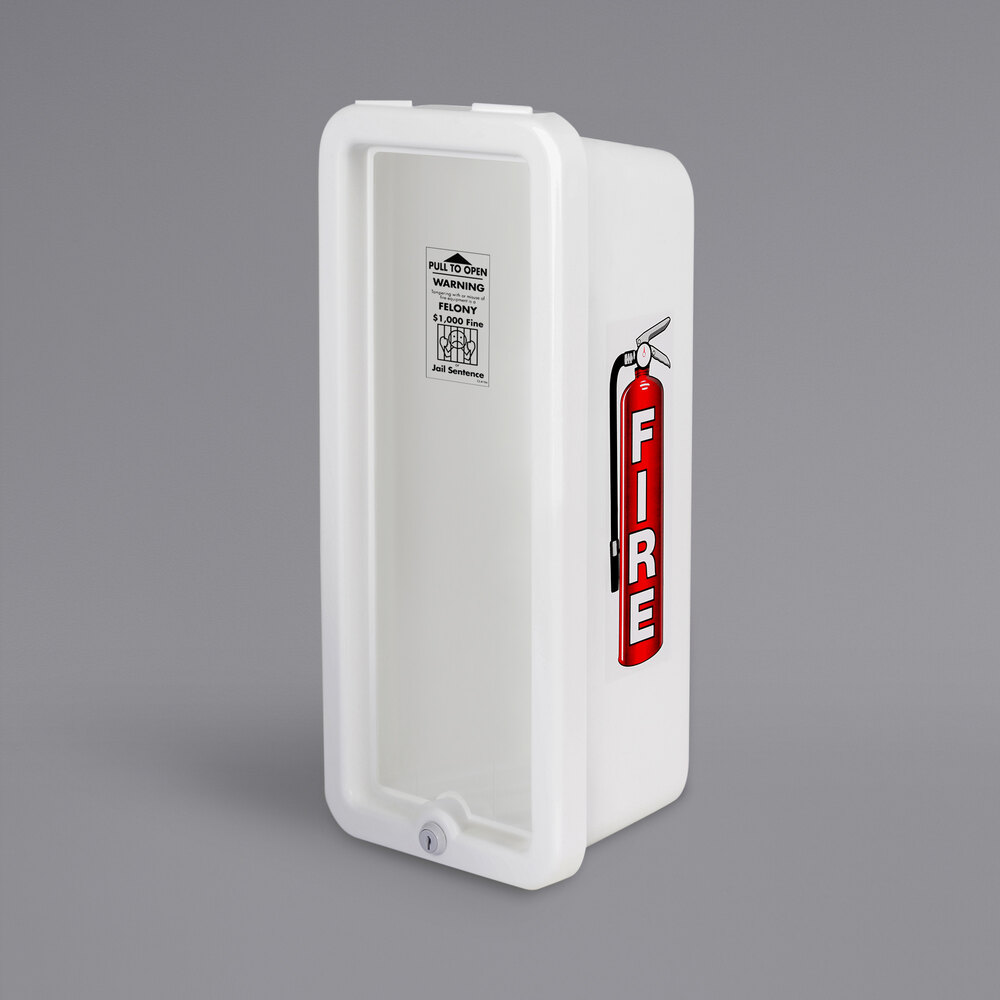 Cato 10501-P Island Chief White Surface-Mounted Fire Extinguisher ...