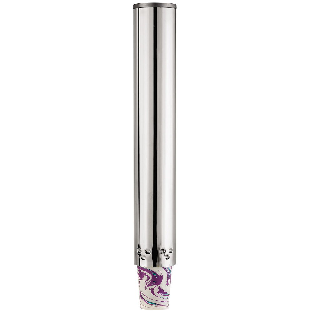 Modular 1003700 Pull-Type Stainless Steel Wall Mount Cup Dispenser for ...